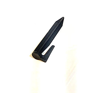 EMBerg (100 Count) Plastic Boundary Wire Stakes Lawn Pegs Landscape Staples for Robomow Mower, Husqvarna Automower, Worx Landroid, Pet Fence, for use in Garden Lawn Fence