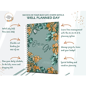 On The Go Busy Gal Planner, July 2023- June 2024, by Well Planned Gal