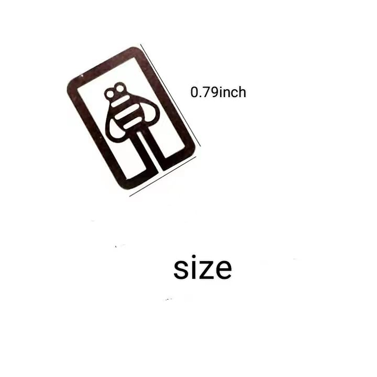 Katartizo Boxes Corner Bookmark Darts Thin Stainless Steel Mini Bookmarks 20 Pieces Metal Bookmarks Mixed Shapes for Reading, Page Mark, Students (Forest Element)