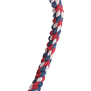 QYS Bird Spiral Rope Perch, Cotton Parrot Swing Climbing Standing Toys with Bell