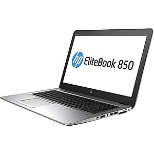 HP Elitebook 850 G4 15.6" Notebook, Windows, Intel Core i7 2.7 GHz, 16 GB RAM, 512 GB SSD, Silver (1BS53UT#ABA)