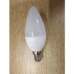 BOMSEUMIC LED Light Bulb C37, Warm White 6500K, Equivalent Candelabra LED Light Bulbs, Replacement Bulb for Chandelier, Candle Lightbulbs, Non-Dimmable, 1 Pack