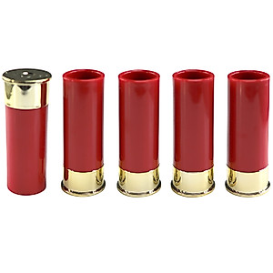 Iconikal Shot Glass Set, Shotgun Shell Cups, 6-Pack