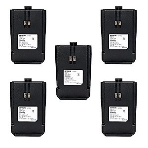 Retevis RT21 RT21V Two-Way Radios Battery 1100mAh Li-ion Rechargeable Battery Compatible RT21 RT21V Walkie Talkies (5 Pack)