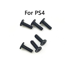 5 PCS Replacement Part Screws for Playstation 4 PS4 Controller (Black)