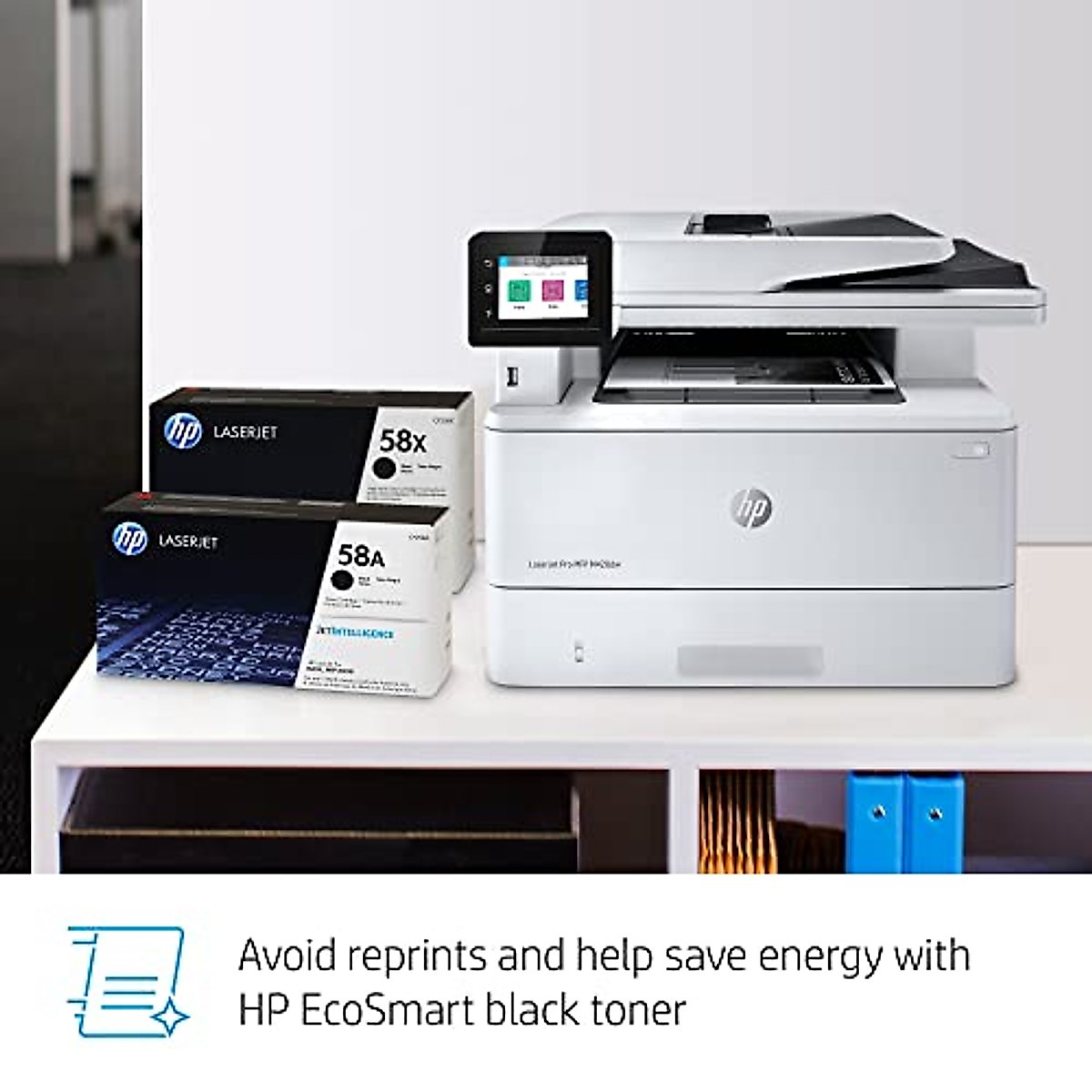 HP Laserjet Pro M428dw Wireless Multifunction Laser Printer with Simple Setup & Security Features (W1A28A)