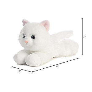 Aurora® Adorable Mini Flopsie™ Sugar Too™ Stuffed Animal - Playful Ease - Timeless Companions - White 8 Inches