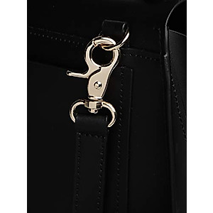 ZAC Zac Posen womens Eartha Iconic Backpack Convertible Top Handle Bag, Black, One Size US