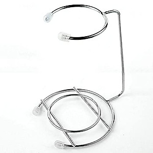 Homeriy Stainless Steel BBQ Kabob Sticks Stand Hanging Vertical Skewer Holder Set with Plate 4 Grilling Skewers Barbecue Tableware Silver 2183259/120929AM78UK8DK