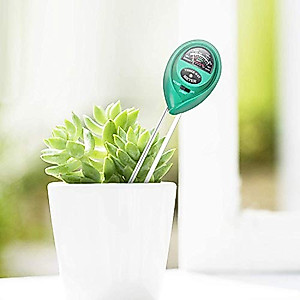 iPower Soil pH Meter, 3-in-1 Tester Kit for Moisture, Light & pH for Home and Garden, Lawn, Farm, Plants, Herbs Tools, Indoor/Outdoor Plant Care