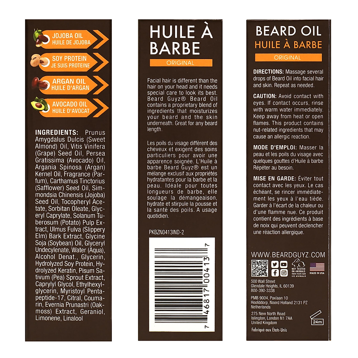 Beard Guyz Beard Oil, 2 Ounce ( Pack May Vary )