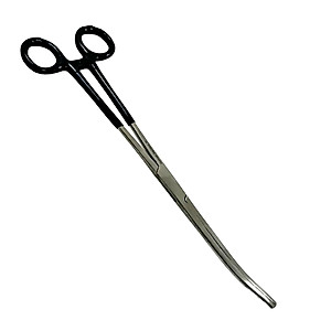 German Stainless Curved + Straight Forceps, Hemostat Forceps clamp 10" (Cynamed Brand) … … … …