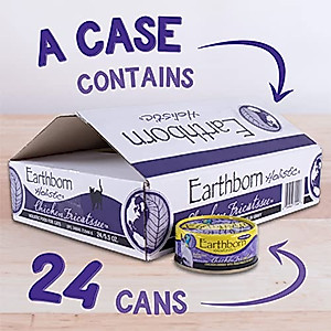 Earthborn Holistic Chicken Fricatssee Grain-Free Moist Cat Food Purple 24 Count (Pack of 1)