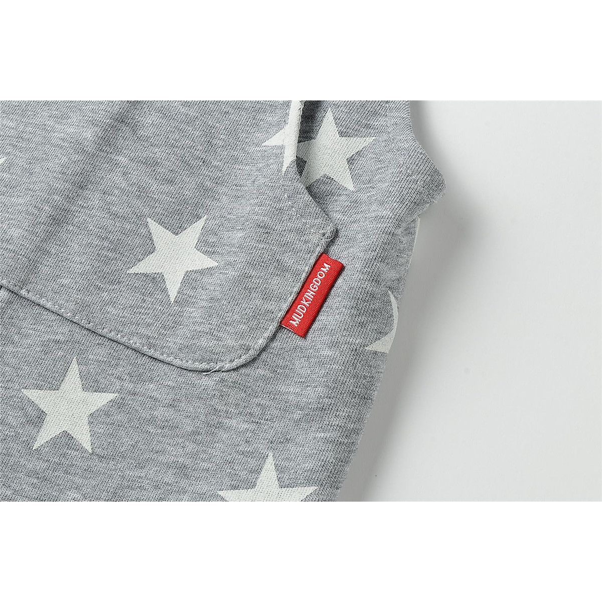 Mud Kingdom Baby Boys Overalls Cute Star 18-24 Months Gray