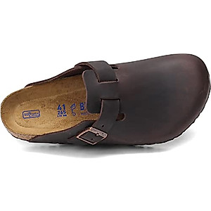 Birkenstock Unisex Boston Clog,Habana Oiled Leather,40 M EU