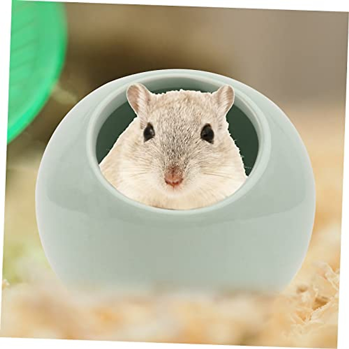 OATIPHO 1pc Hamster Igloo Outdoor Enclosure Outdoor Fencing Rat Cage Accessories Small Hamster Hideout Chinchilla Cave Small Animal Ceramic Critter Pet Habitat Durable Pet Bed Pet Supply