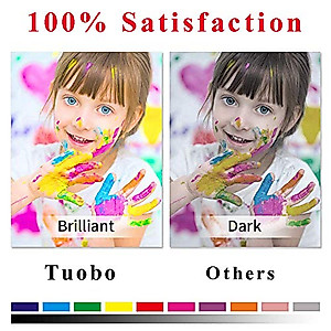 Tuobo 4 Black Replacement for 920 XL Ink Cartridge with New Chip High Capacity, Compatible with OfficeJet 6500a 6500 6000 7500a 7500 7000 Inkjet Printer