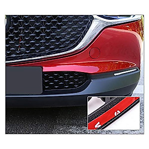 CDEFG CX30 Front Grill Mesh Inserts Trims Front Grille Guard for 2019 2020 2021 2022 2023 Mazda CX-30 Car Exterior Accessories ABS Material(2PCS) (300MM for CX30 Grilles)