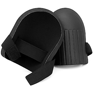 Bofoho Knee Pads, Gardening Construction Crawling Flooring Knee Pads for Men, EVA Foam Waterproof Anti-Slip Knee Protector with Adjustable Hook and Loop Straps