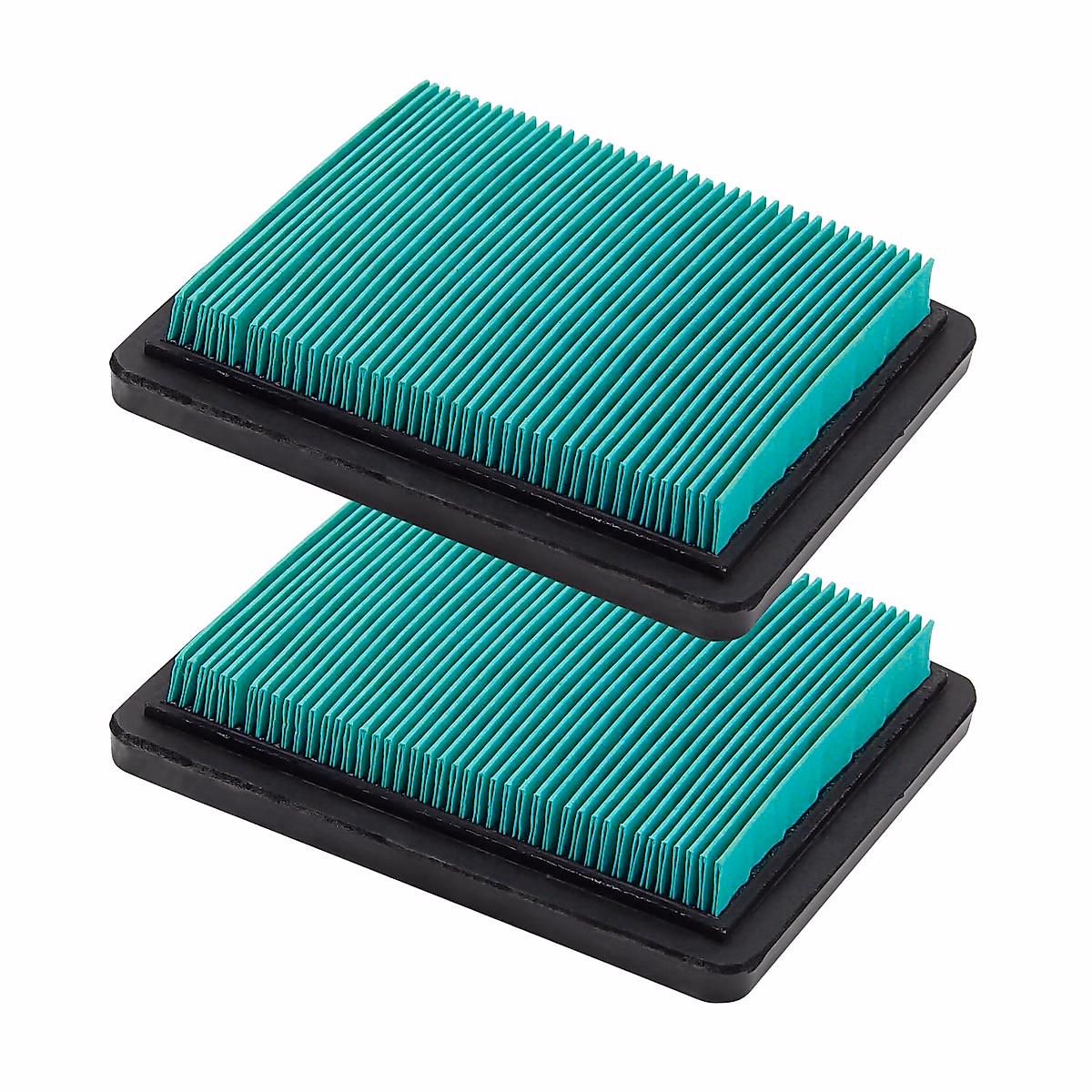 Powswopx 17211-ZL8-023 Air Filter Compatible for Honda GCV160 GCV190 GC190 GC160 HRX217 HRX217VKA HRR216 HRR216VKA Husqvarna HU700F 7021P HU700H TB130 Lawn Mower Air Cleaner Element - 2 Pack