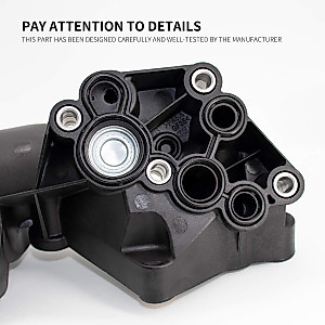 Upgraded Engine Oil Filter Base 07K115397D Filter Housingg Assembly by Sikawai Fit for 2006-2010 VW Mk5 Jett-a Golf Beetle 2.5L