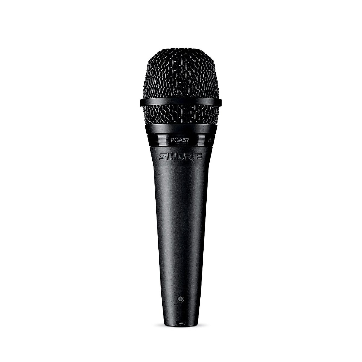 Shure PGA57 Dynamic Microphone - Professional Quality Instrument Mic with Cardioid Pick-up Pattern, 3-in XLR Connector, 15' XLR-to-XLR Cable, Stand Adapter and Zipper Pouch, (PGA57-XLR)