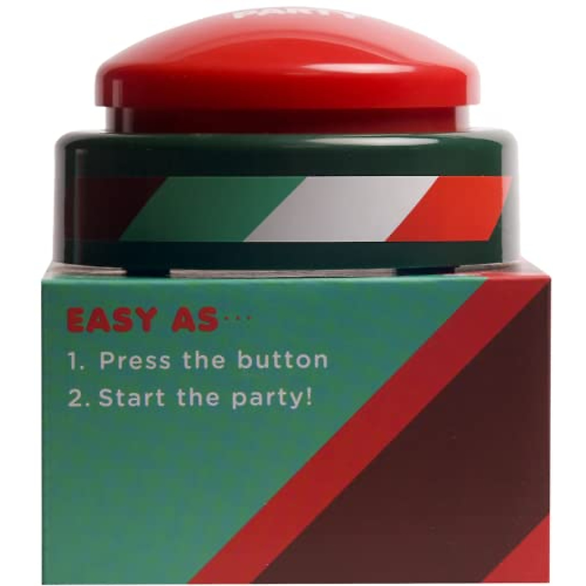 30 Second Dance Party - The Holiday Button | Dance Party Button with Music | Gag Gifts | Office Toys, Stocking Stuffer