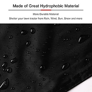 Sunluway LP93917 Riding Lawn Mower Cover For John Deere 100-X300 Series Tractors, 330D Oxford Fabric Rain Protector from Dust Dirt Snow Rain Sun Rays, Supply All Weather Outdoor Protection