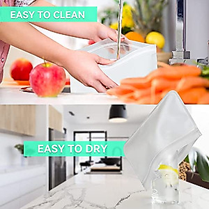 WATOTGAFER Reusable Food Storage Bags, 10 Pack BPA Free Reusable Freezer Bags, Extra Thick Leakproof Food Grade Silicone Lunch Food Bags for Meat Veggies 2 Gallon Bags 4 Sandwich Bags 4 Snack Bags