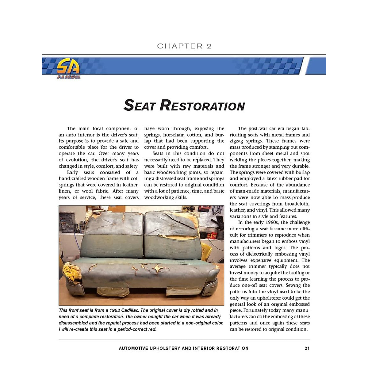 Automotive Upholstery & Interior Restoration (Restoration How-to Sa Design)