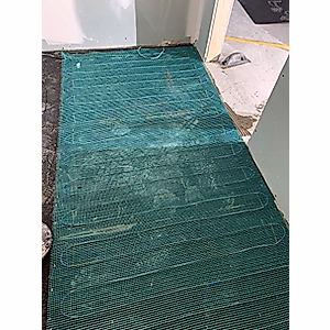 WarmlyYours TempZone Electric Radiant Floor Heating Easy Mat, Quick Installation, 3x2 sq. ft