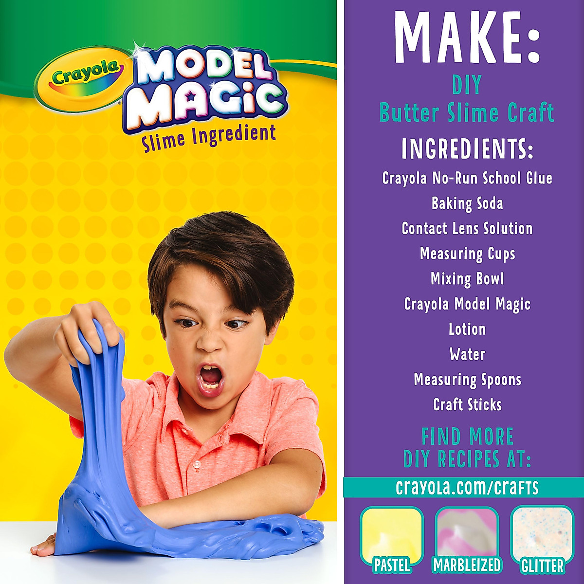 Crayola Model Magic, Modeling Clay Alternative, 15 Assorted Colors, 1 oz Packs, 30 Count