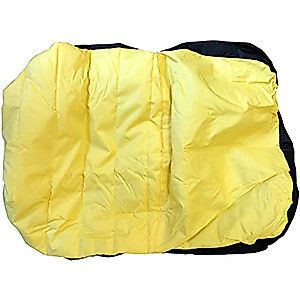 Virtionz Riding Lawn Mower Seat Cover (Medium) LP92324 Fits John Deere Mower Tractor & Gator Seats up to 15" High(Four Convenient Pockets)