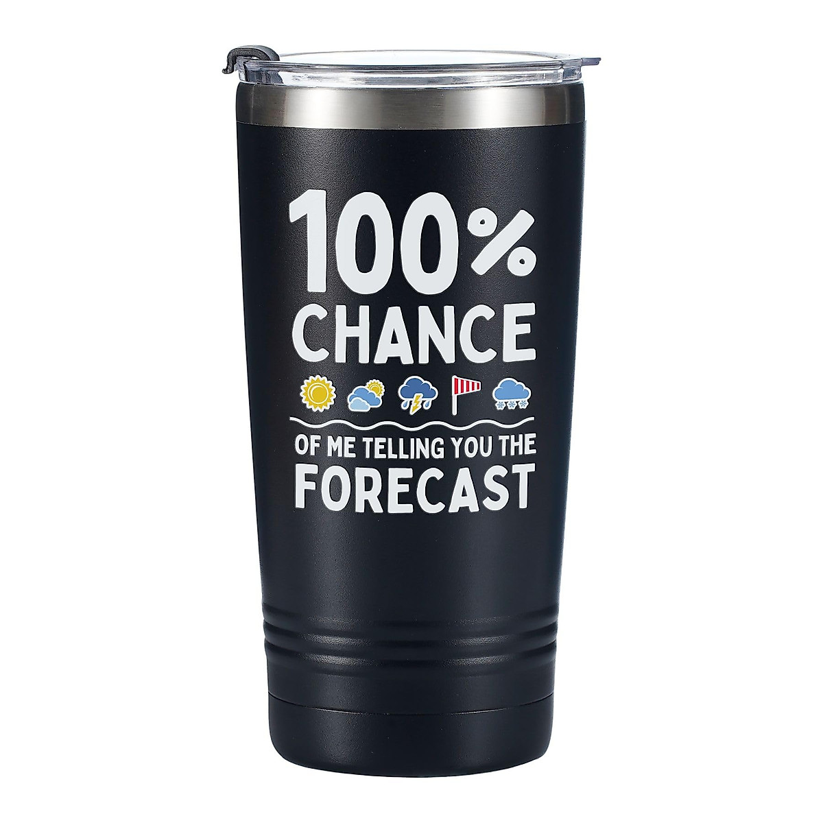 Onebttl Weather Meteorology Gifts for Weatherman, Weather Enthusiasts, Storm Tornado Chaser, Tumbler Travel Coffee Mug, Stainless Steel Insulated with Lid and Straw, 20oz/590ml - Forecast