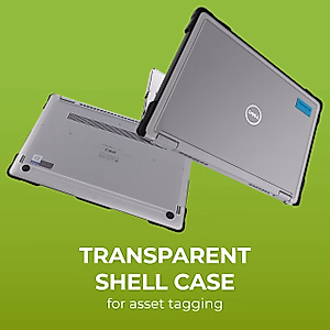 Gumdrop SlimTech Laptop Case Fits Dell Latitude 3310 | 3330 (2-in-1) - Rugged Drop Tested Shockproof Lightweight Reliable Device Protection for Kids K-12 Students School Office or Business Use - Black