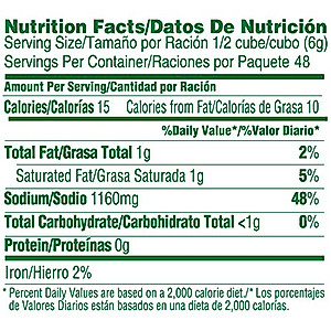 Knorr Cube Bouillon, Chicken, 24 cubes, 9.3 oz