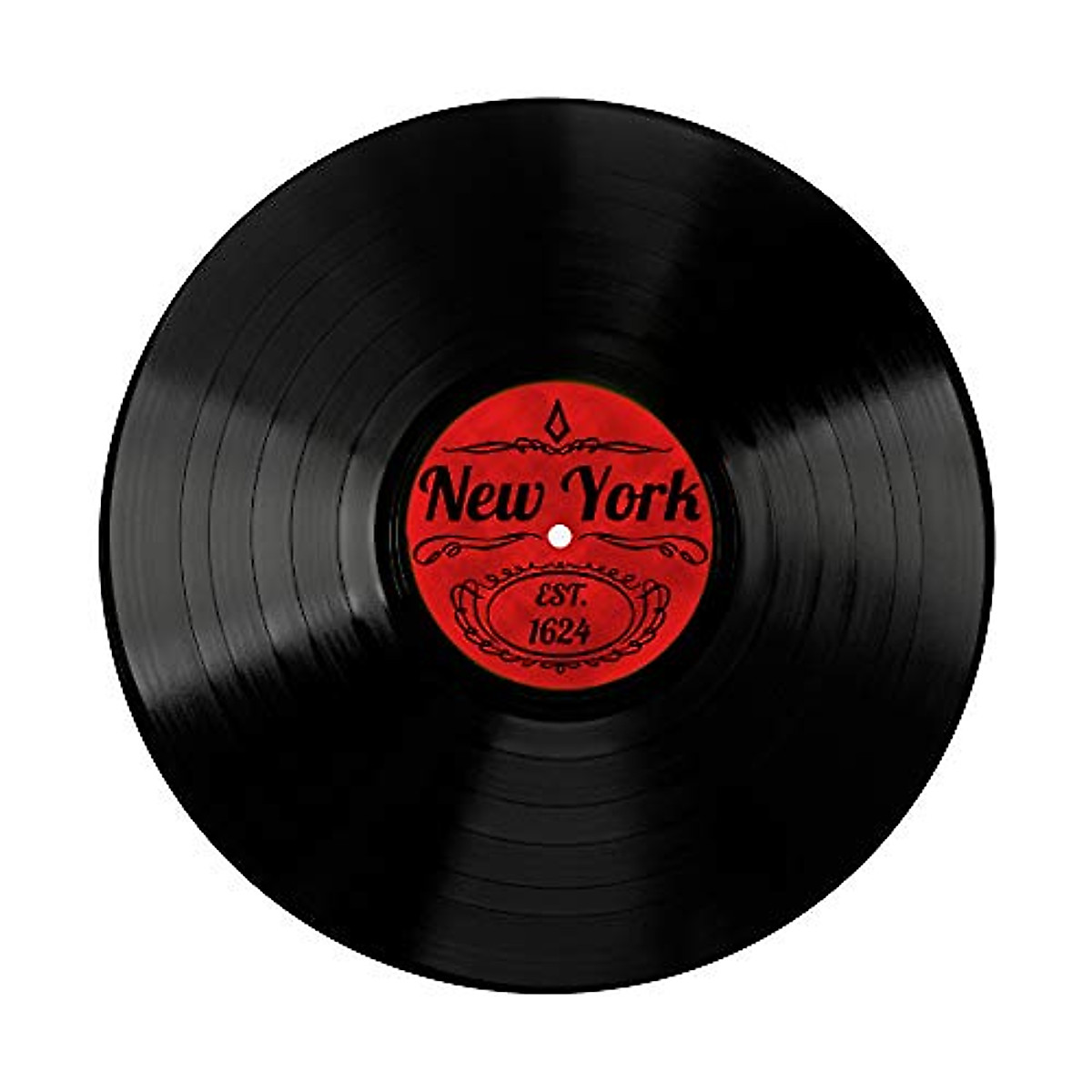 New York PopSocket Grip NYC Vinyl Record Hipster Gift Men PopSockets PopGrip: Swappable Grip for Phones & Tablets