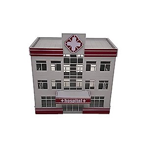 Outland Models Railroad Scenery Modern Medical Centre Hospital Building HO Scale