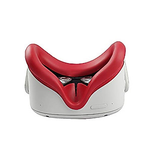 NUMONE VR Face Cover and for Oculus Quest 2, Silicone Eye Pad Compatible for Oculus Quest 2 VR Sweatproof Lightproof Silicone Cover Eye Pad