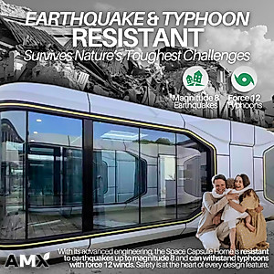 AMX Luxury Tiny Space Capsule Bedroom Container Mobile Home Prefab