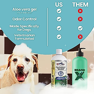 Puppy Shampoo for Puppies 8 Weeks Old and Conditioner with Aloe & Oatmeal for for Small Dogs to Large with Dry Itchy Sensitive Skin Dog Wash Itch Relief Hypoallergenic Puppy Wash Bathing Supplies