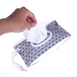 Baby Wet Wipe Pouch Bag Travel Wipes Case Reusable Refillable Wet Wipe Bag Cases Portable Travel Wipes Dispenser Wipe Pouches