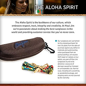 Maui Jim Men's and Women's Stingray Polarized Wrap Sunglasses, Gloss Black/Neutral Grey, Small