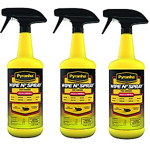 Pyranha Wipe N Spray, Yellow