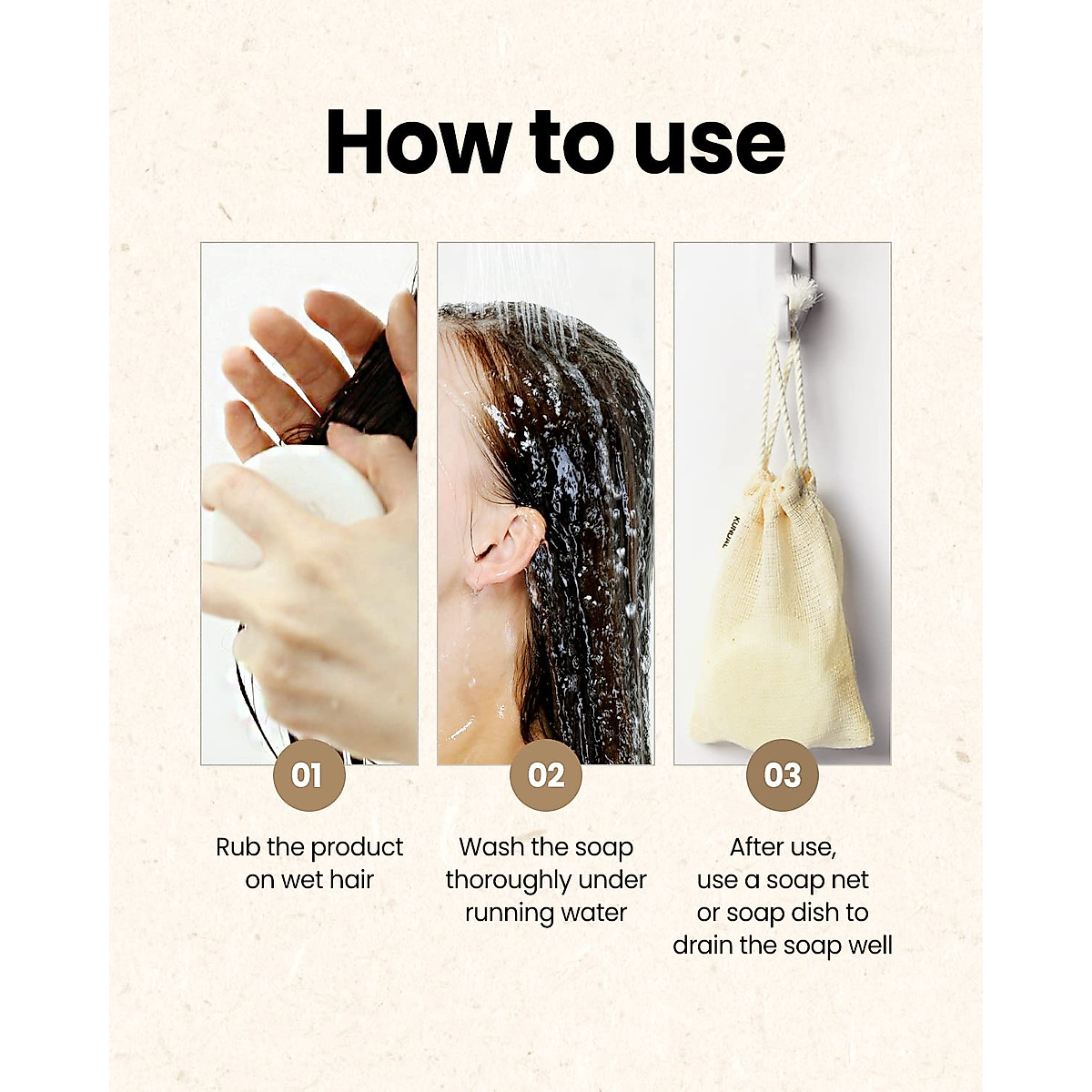 Kundal Shea Butter Intensive Silky hair Conditioner & Treatment Bar 100g, French Lavender, Hydraying, Nourishing Care for Damaged Hair, Compact Size, Zero Waste Design