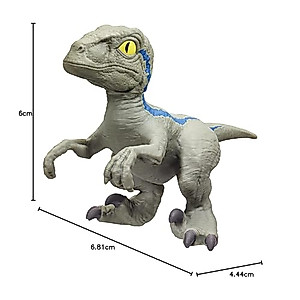 Heroes of Goo Jit Zu - Licensed Jurassic World - Stretch Heroes - Blue