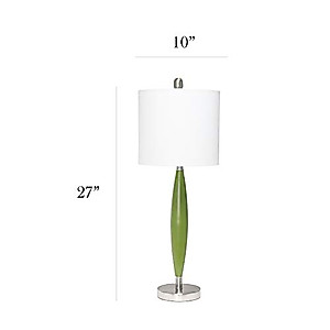 Elegant Designs LT3308-GRN Needle Stick Table Lamp, Green