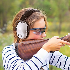 Pro For Sho 34dB NRR Hearing Protection Ear Muffs - Highest NRR in Compact Design, Noise Cancelling Headphones for Adults and Kids, Sensory Autism Ear Protection for Shooting, Gun Range, Mowing, Work