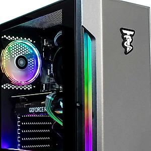 ViprTech Rebel Gaming PC Desktop Computer - AMD Ryzen 5 (12-LCore 3.9Ghz), RTX 3060 12GB, 32GB DDR4 3200 RAM, 1TB NVMe SSD, 600W Gold PSU, VR-Ready, Streaming, RGB, Win 11 Pro, Warranty, Black