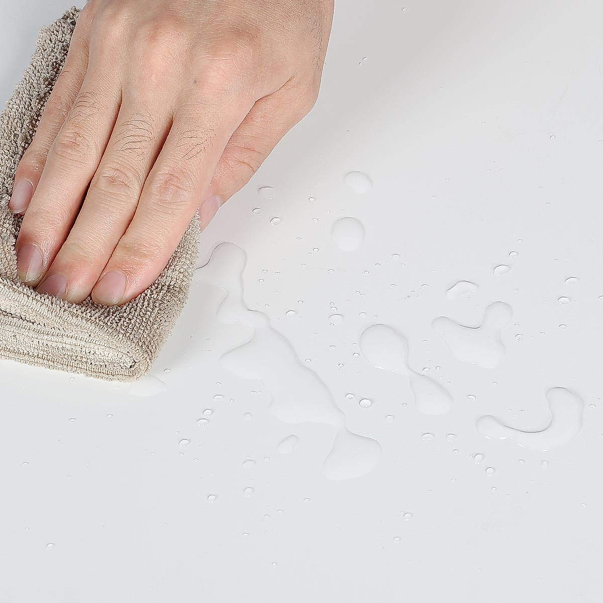 Yaheetech Bathroom Floor Cabinet, Wooden Tall Freestanding Cabinet with 3 Tier Shelves and Door Organizer, Elegant Linen Tower Rack Stand for Living Room, 63 in Height, White